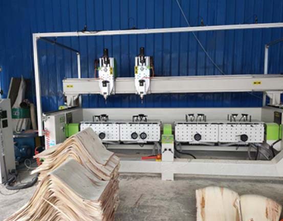 Four-Axis Double Head Rotary Machinig Machine - PT. Alpha Utama Mandiri