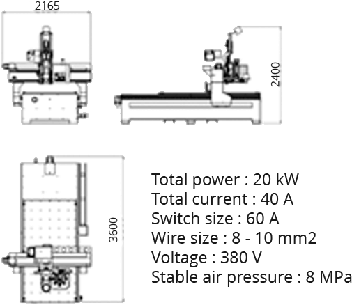 HW-1325-ATC1+J CNC Single Head Machining Center